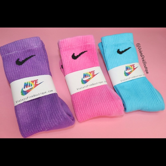 Nike | Accessories | Color Dyed Nike Crew Socks | Poshmark